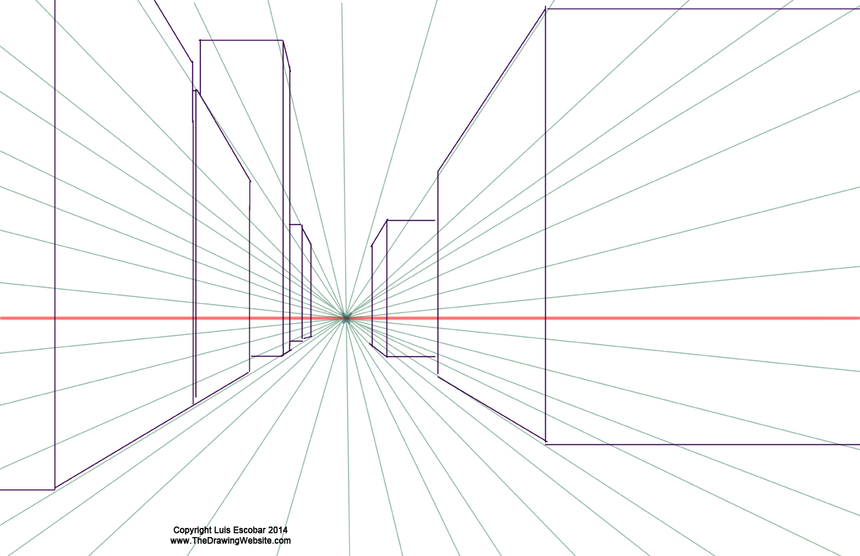 Draw Fu Perspective Secrets - 5 Basic Principles | The Drawing Website