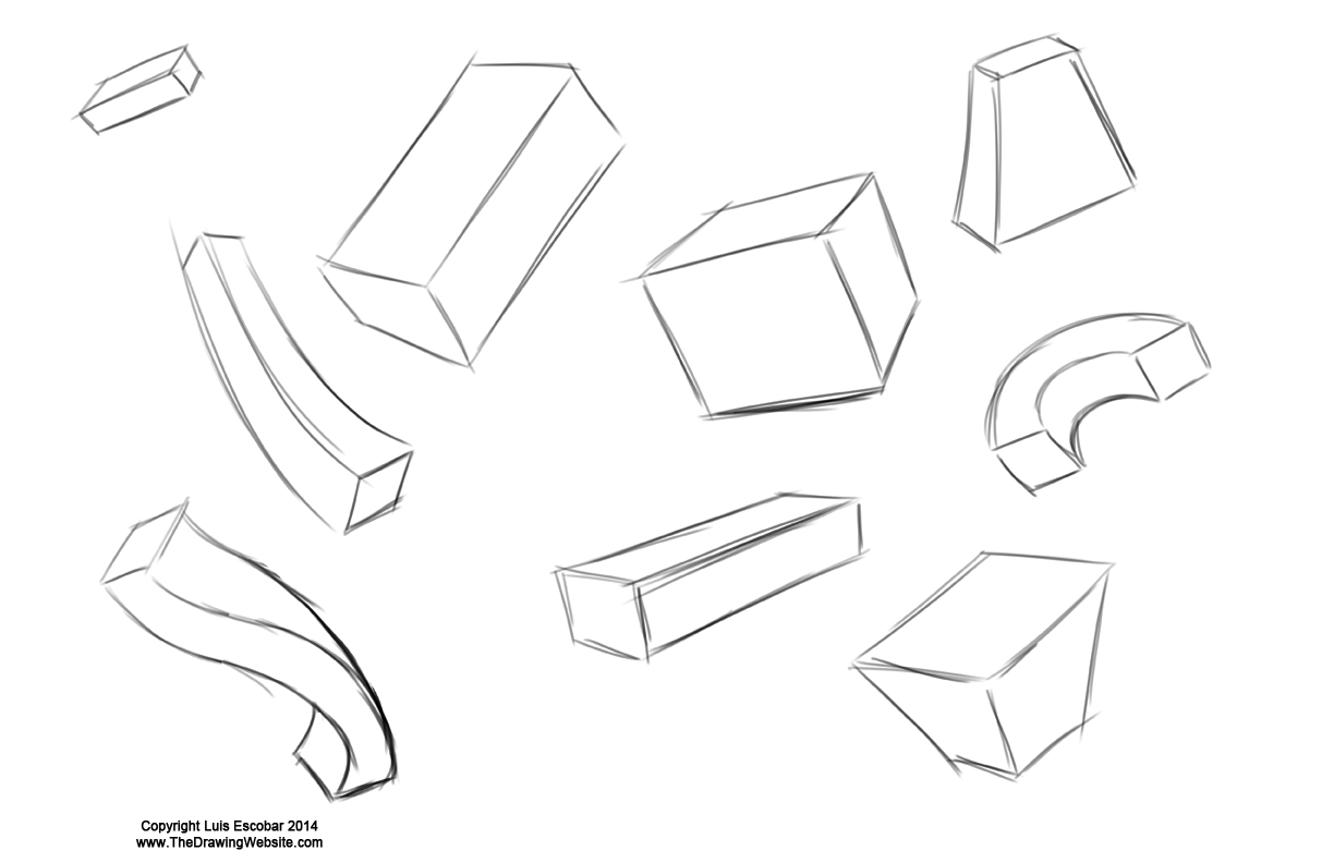 Practicing Your Draw Fu Forms – Forms Are Like Sentences | The Drawing ...