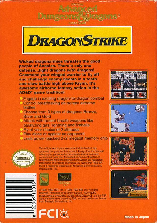 Advanced Dungeons & Dragons: Dragon Strike