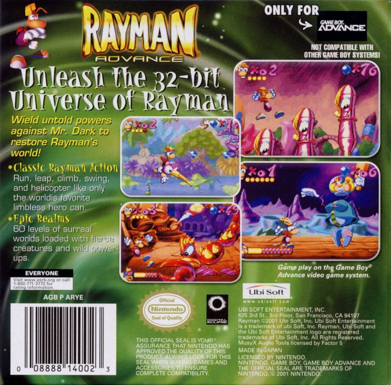 Rayman Advance