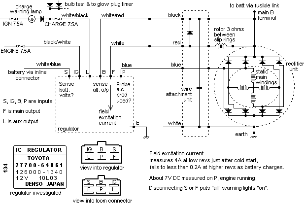 Toyota 4y Alternator Wiring Diagram