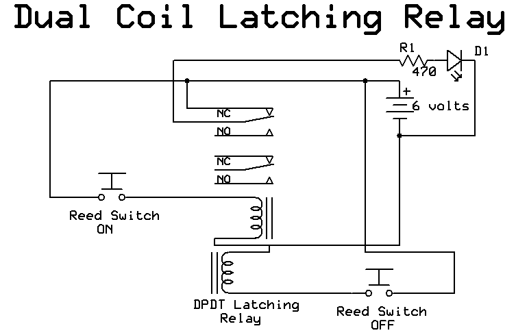 Latching Relay Wiring Schematic