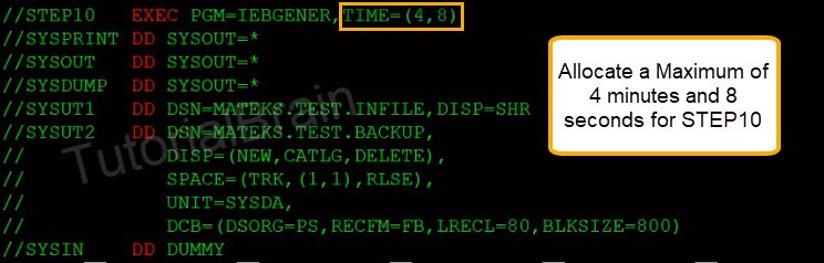 Jcl Dsname Parameter Tutorialbrain