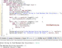 Java Program To Print Characters In A String