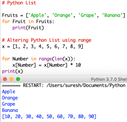 How To Create A List In Python With Range