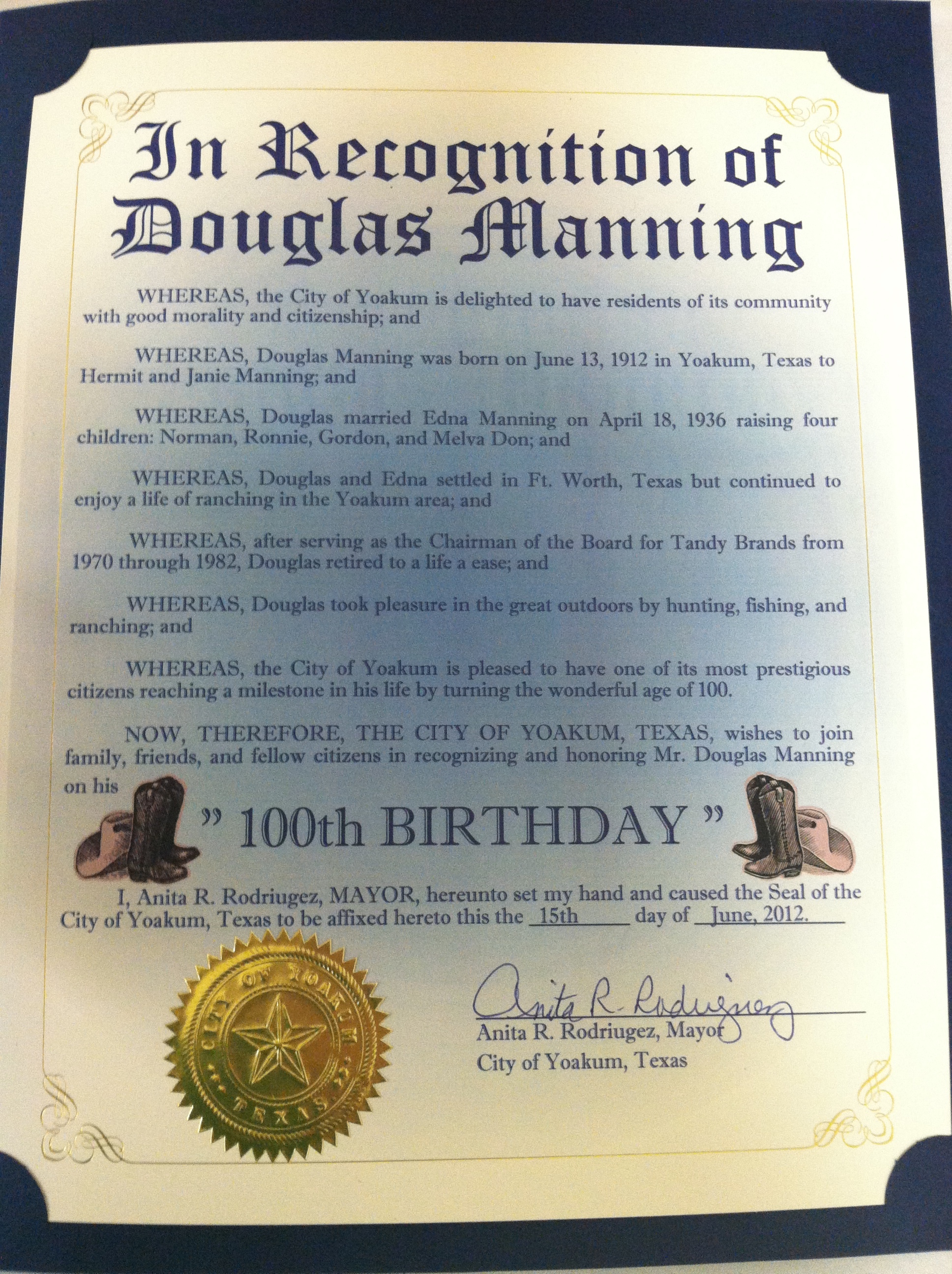 My Favorite Centenarian | Two Chums