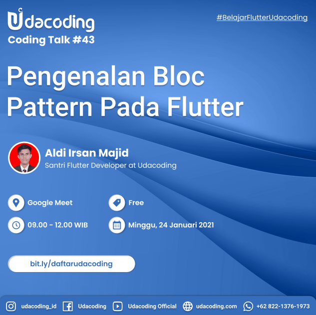 [Coding Talk #43 Flutter] - UDACODING