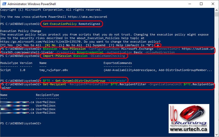 SOLVED: VIDEO: Easy PowerShell to List The Email Addresses in a Dynamic Distribution List From ...