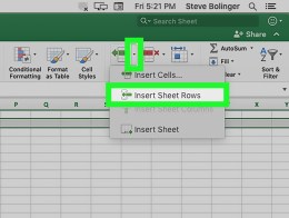 Excel Insert Row Shortcut