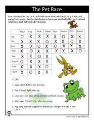 Logic Grid Puzzles Printable With Answers