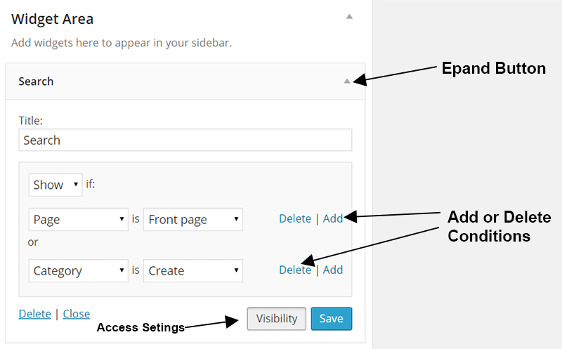 How To Control Widget Visibility Using Jetpack For Wordpress Wpcraze Wordpress Resources