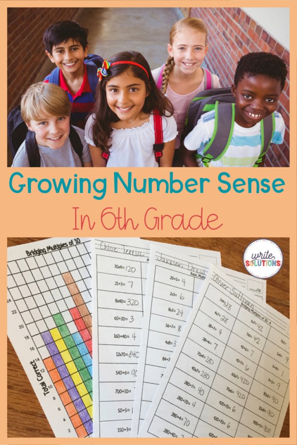 Fact Fluency and Number Sense in Sixth Grade • Write Solutions