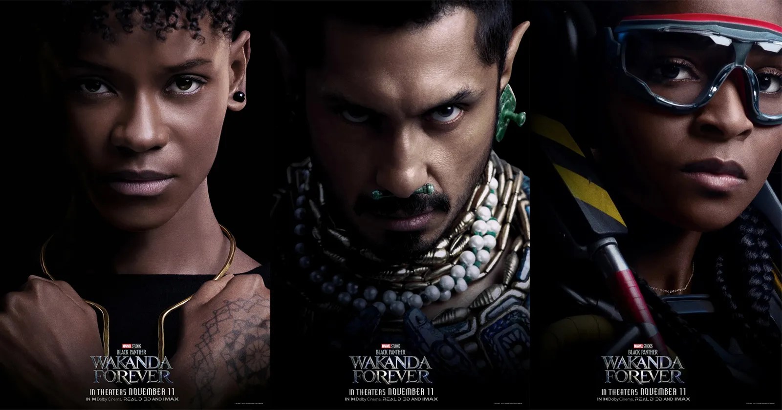 Black Panther: Wakanda Forever characters posters showcase the cast of ...