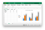 2d Clustered Column Chart