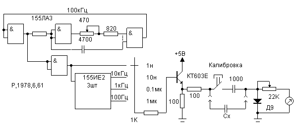 Capacitance Measurement Circuit Diagram » Wiring Diagram