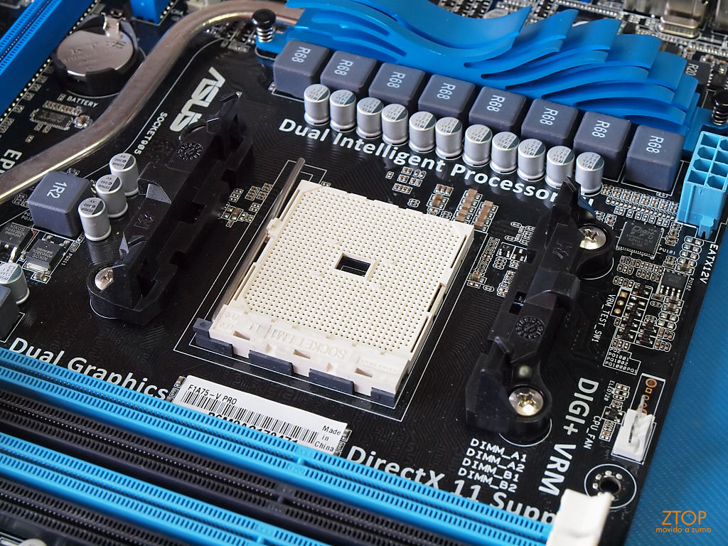 Review: Placa-mãe ASUS F1A75-V PRO (AMD Fusion) – ZTOP+ZUMO 10 anos!